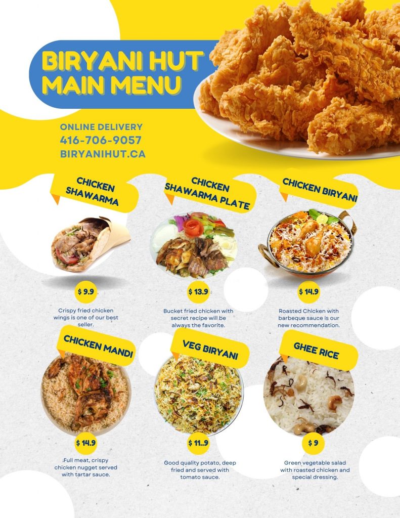 Biryani Hut – Taste, Aroma & Quality